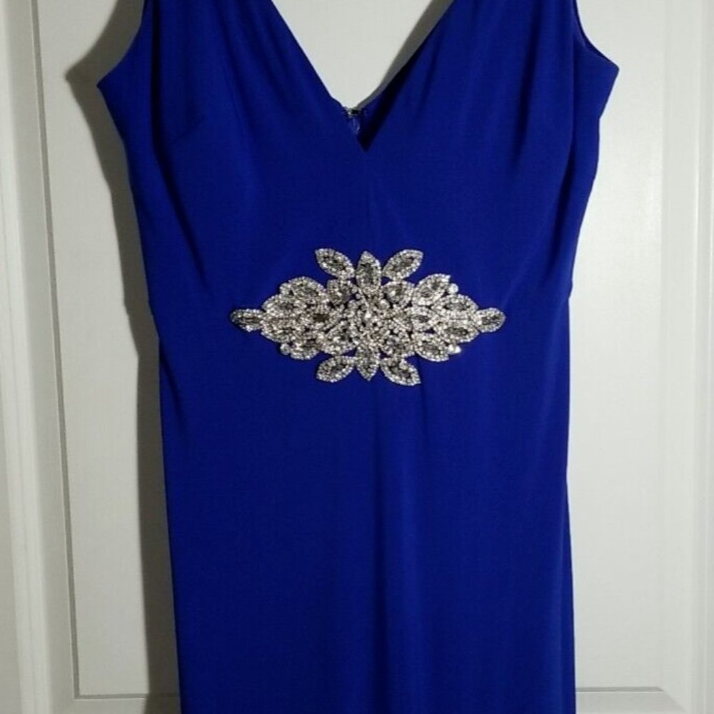 Dear Moon Formal Ball Gown Prom Dress Royal Blue Stra… - Gem